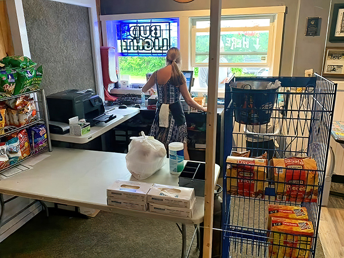 Behind the scenes where burger magic happens &ndash; staff focused on crafting the next plate of happiness for hungry patrons.