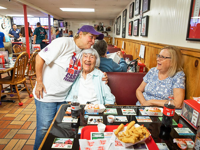 Where memories are made – The Red Barn's dining room combines community spirit with serious seafood appreciation.