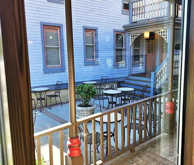 When Wisconsin weather cooperates, that outdoor patio becomes the perfect spot to enjoy your hard rolls and people-watch.