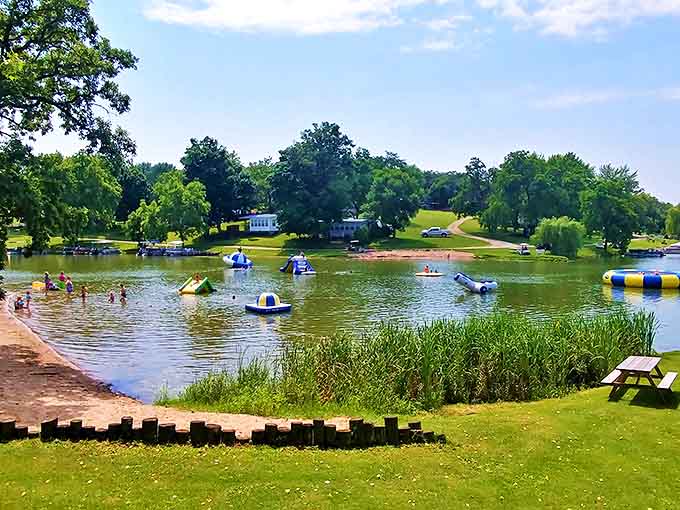 Lake Joy Campground lives up to its name, offering summer splashes and outdoor fun that would make any Wisconsin kid's vacation memories complete.