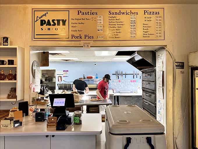 Where the magic happens&mdash;Lawry's kitchen crew crafts each pasty by hand, following traditions that have satisfied hungry Michiganders for decades.