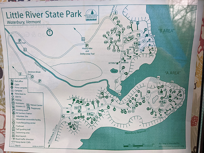 The treasure map to wilderness adventures &ndash; this park layout reveals the perfect blend of accessibility and getting wonderfully, intentionally lost.