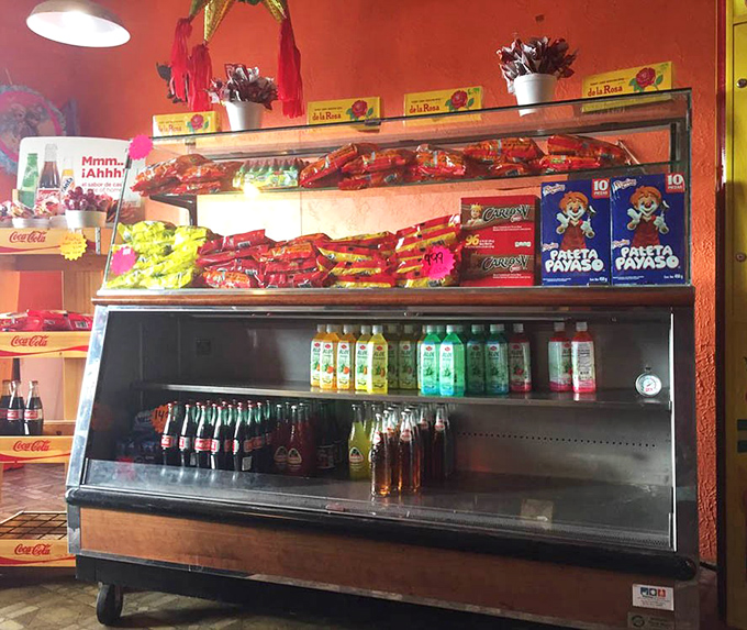 Every good restaurant needs a merchandising area where you can grab snacks and drinks to fuel your ongoing food adventures.