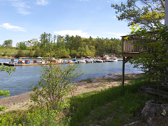 New Meadows Marina showcases Maine's enduring relationship with water &ndash; where boats gather like old friends sharing stories.
