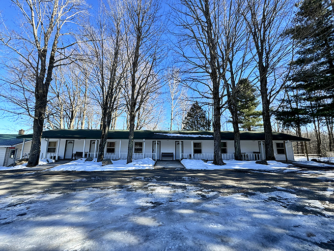 Picture Bay Motel stands ready for weary travelers &ndash; no frills, no fuss, just clean sheets and a place to rest between adventures.