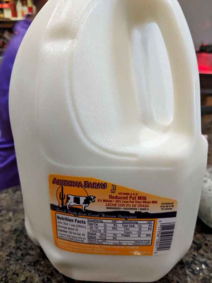 Fresh milk from local cows who take their job seriously and produce liquid gold for your cereal bowl.