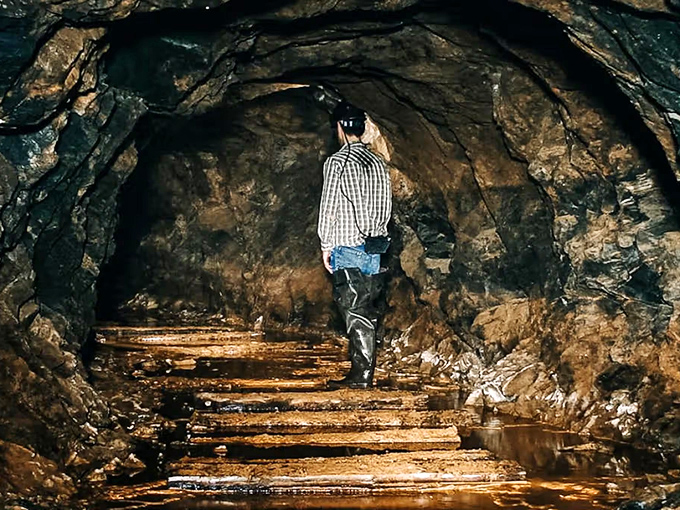 Step into the underground passages and you're walking through history, where the rock walls still bear the marks of tools and the air carries echoes of a century's worth of hard labor.