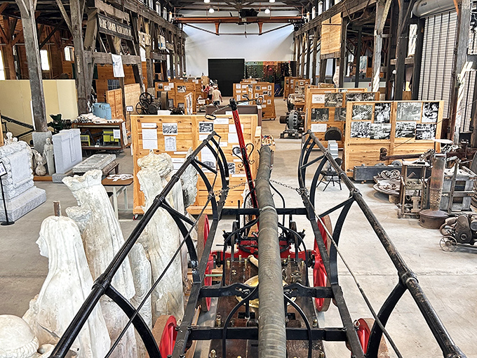 Inside the Vermont Granite Museum, visitors discover the tools and techniques that transformed raw stone into artistic masterpieces.