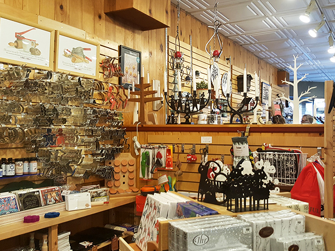 Handcrafted wooden utensils and bowls showcase the Nordic belief that everyday objects should be both beautiful and functional.