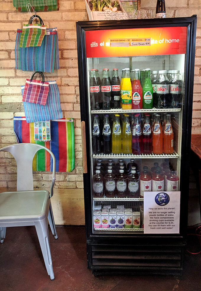 The drink cooler isn't just stocked with beverages – it's filled with the perfect companions for your meal.