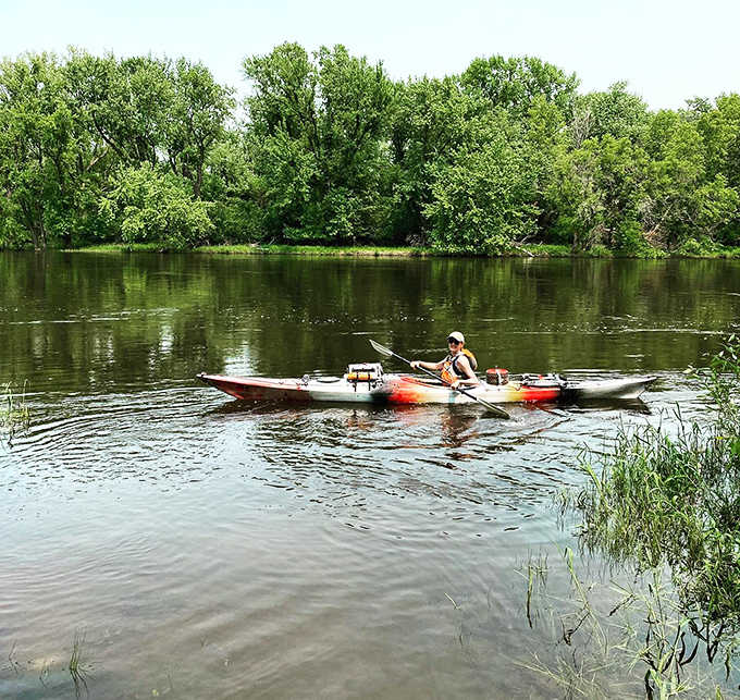 Kayaking the Minnesota River: Where you're not just on the water, you're part of its journey through the heart of the state.
