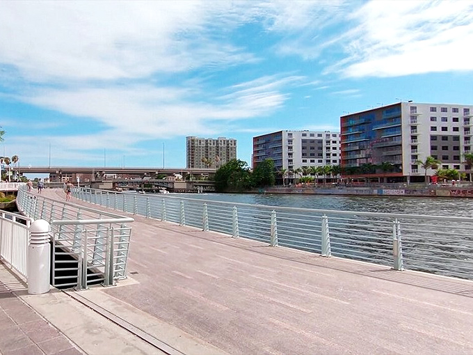 The Riverwalk offers picture-perfect views where Tampa's modern architecture meets Florida's natural beauty in a seamless blend.