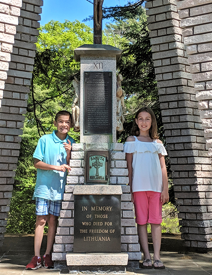 Young visitors discover the spiritual and historical significance of the grounds, connecting with traditions that span continents and generations.