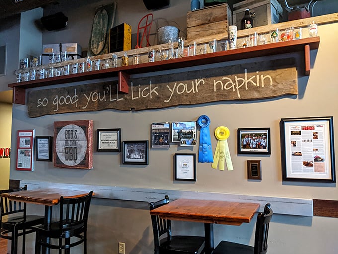 "So good you'll lick your napkin" isn't just clever signage &ndash; it's a prediction that comes true with alarming regularity.