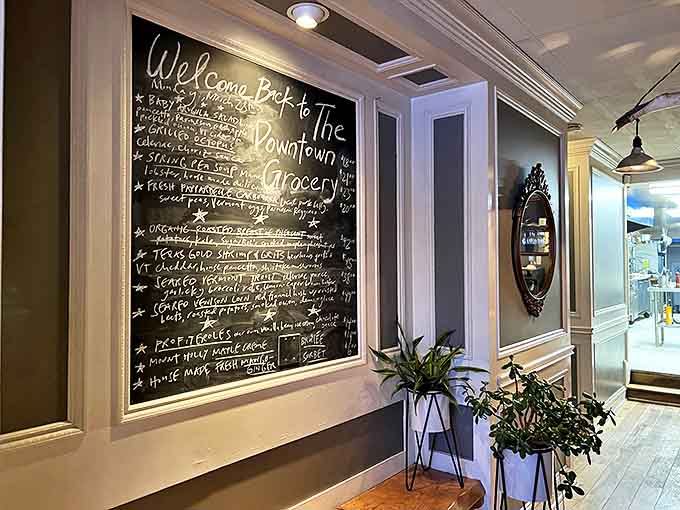 The daily changing chalkboard menu means every visit brings new culinary surprises crafted from the freshest seasonal ingredients available.