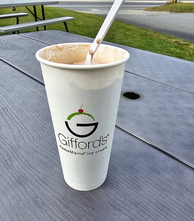 The perfect Maine cool-down! This chocolate frappe from Gifford's is thicker than a Stephen King novel and twice as satisfying.