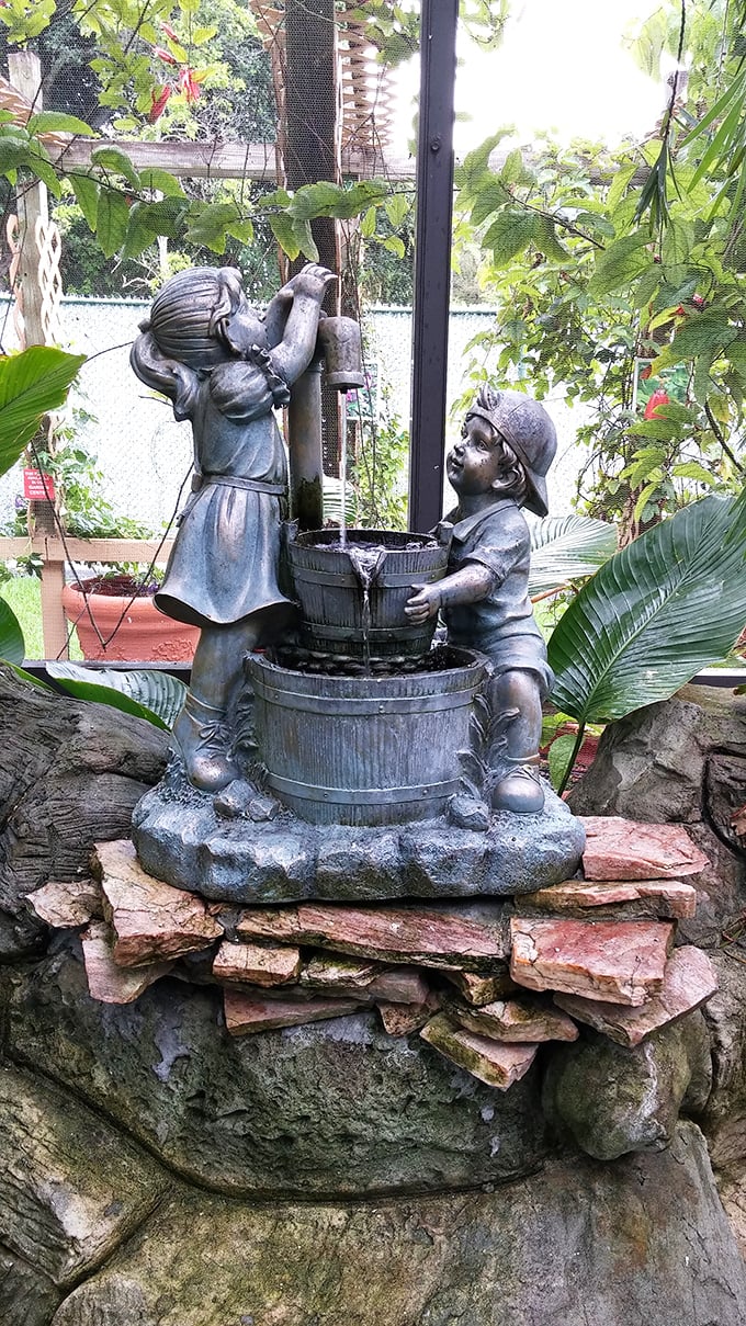 This charming fountain sculpture captures childhood wonder perfectly &ndash; exactly what you'll feel when a butterfly lands nearby.