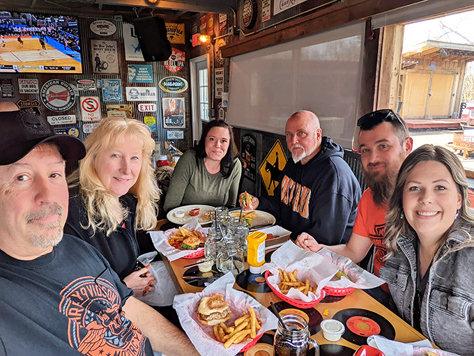 Three generations sharing a table isn't uncommon here &ndash; grandparents pointing out what's changed (and what hasn't) since their first visit.