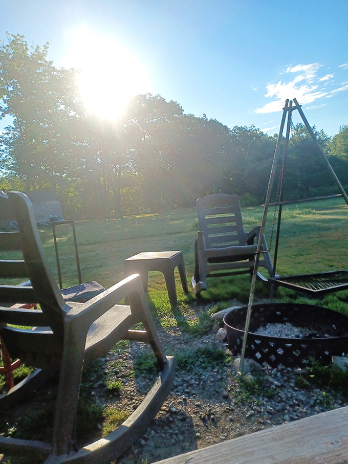 Golden hour turns a simple campfire into a primal connection to our ancestors—with better seating arrangements.