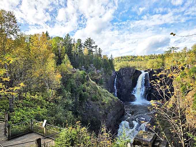 The High Falls observation deck offers that perfect "I'm on top of the world" feeling, minus the oxygen tanks and frostbite risk.