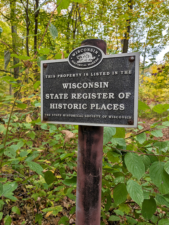 This Wisconsin Historical Marker reminds visitors they're walking on hallowed ground. Official recognition helps ensure these treasures will be preserved for future generations to discover.