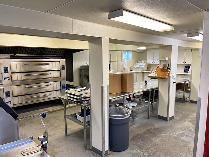 Kitchen: Behind the scenes, Fricano's kitchen operates with the precision of a Swiss watch, turning out consistent pizza perfection without unnecessary drama or flair.