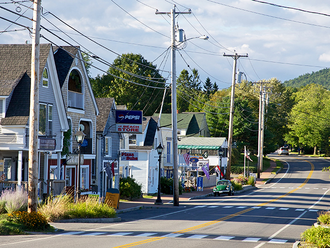 Lincolnville Beach Stores: A delightful strip of coastal commerce where shopkeepers know your name by your second visit &ndash; cash registers optional.