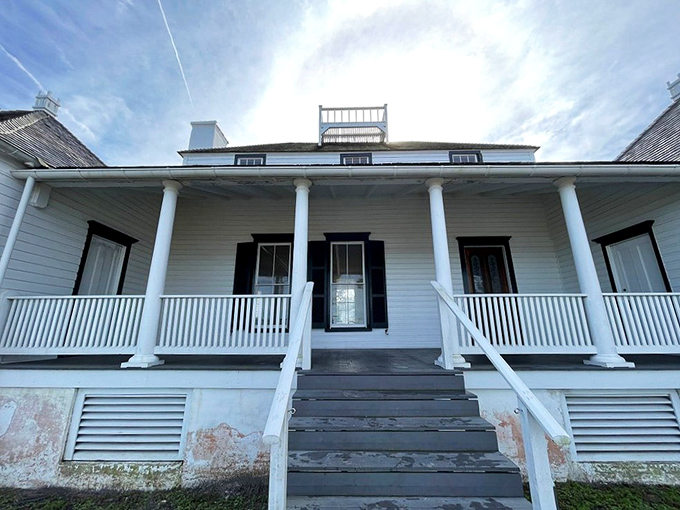 The plantation's main house reflects a distinctive architectural style influenced by Caribbean designs, adapted to Florida's climate long before air conditioning.