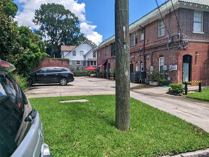 Tucked away from street view, finding this pie shop feels like discovering a delicious secret that's too good not to share.