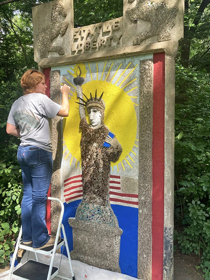 Careful restoration work ensures these unique treasures will inspire future generations, one colorful glass fragment at a time.