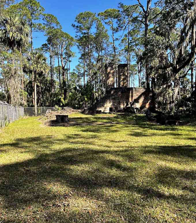The Dummitt Plantation Mill ruins remind you that history isn't always pretty, but it's always worth remembering, especially when nature starts writing the epilogue.