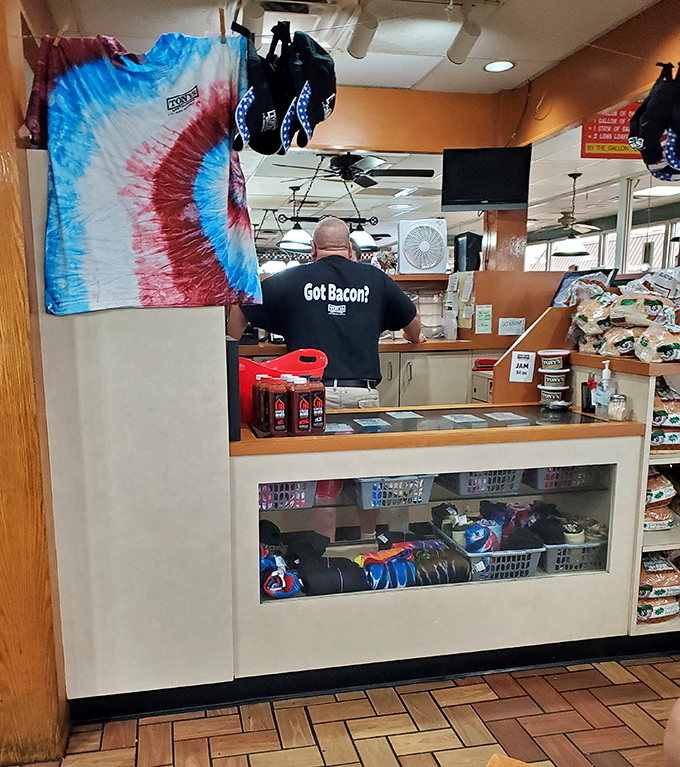 "Got Bacon?" isn't just a slogan here &ndash; it's a philosophical question posed by staff who take their pork products very seriously.