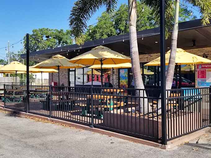 Florida sunshine and fresh doughnuts under yellow umbrellas &ndash; this is what weekend mornings were invented for.