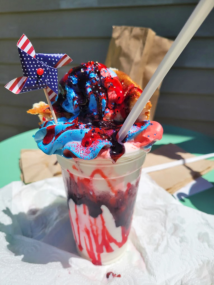 This patriotic sundae isn't just dessert &ndash; it's a star-spangled celebration in a cup that makes fireworks seem boring by comparison.