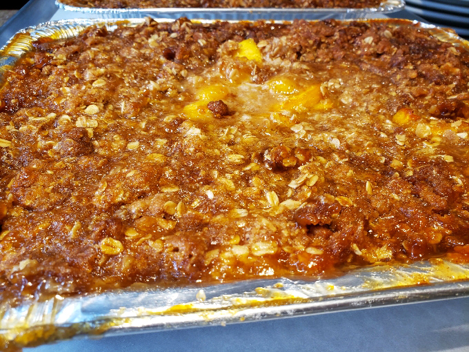 Sweet potato casserole bubbling with caramelized oat topping &ndash; Thanksgiving's favorite side dish making a compelling argument for year-round status.