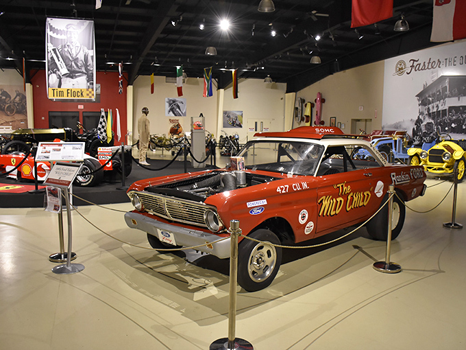 The Owls Head Transportation Museum showcases classic cars alongside vintage aircraft, telling the story of human ingenuity and speed.
