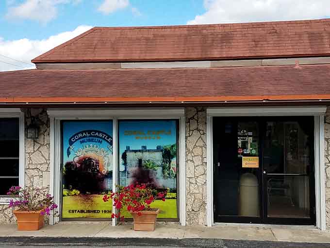 The entrance welcomes you to a place where the impossible happened nightly for decades, one stubborn stone at a time.