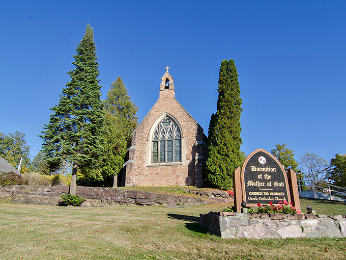 Stone chapels dot the landscape, reminding visitors that Vermont's spiritual roots run as deep as its maple trees.
