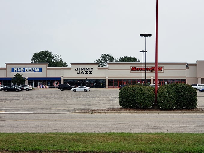 Fairplain Plaza offers retail therapy Michigan-style, where national chains like Five Below and Jimmy Jazz meet local shopping needs.