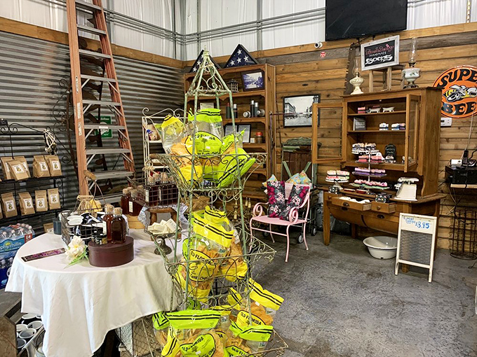 Shelves packed with local goods and groceries mean you'll leave with more than just a full stomach and happy memories.