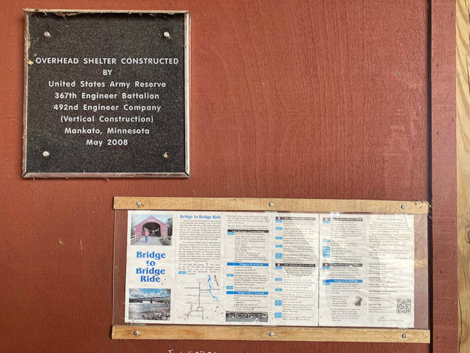 History meets recreation on this informative display, mapping out adventures for those with wandering feet and curious minds.