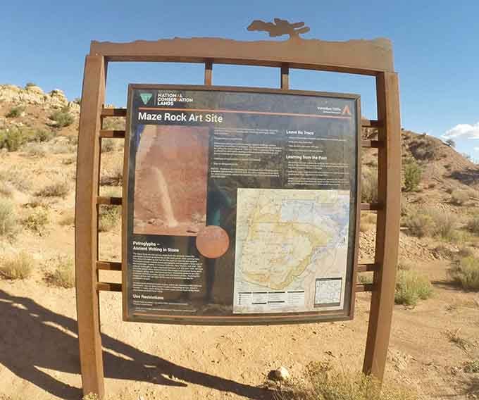 Information boards provide context and history without requiring a PhD to understand what you're actually looking at.