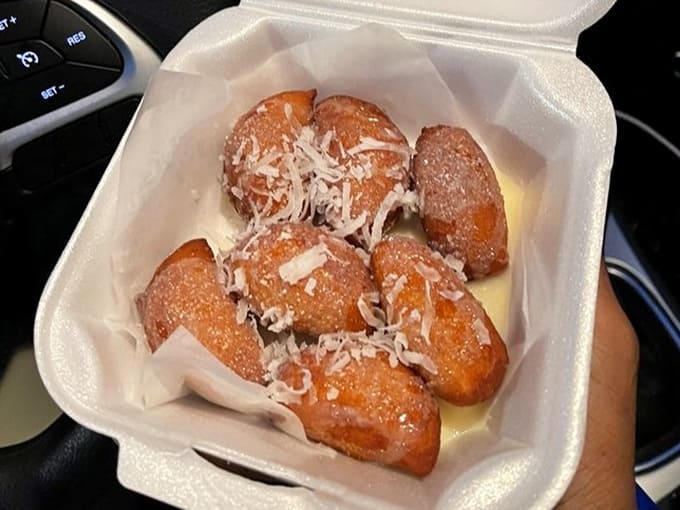 Mini Malasadas dusted with sugar and ready to make your day infinitely better, because fried dough never disappoints anyone ever.
