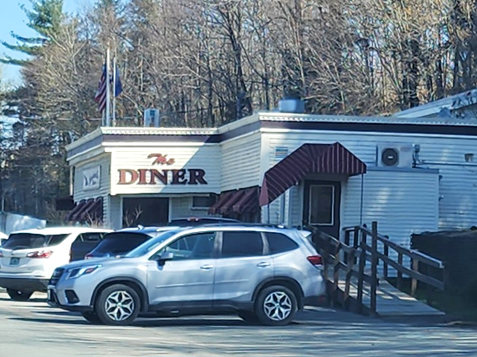 A full parking lot is always a good sign, indicating that locals know exactly where to find the best breakfast, lunch, and pie in the Northeast Kingdom.