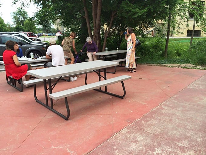 The outdoor patio offers a chance to enjoy your meal al fresco – because tacos taste even better in fresh air.