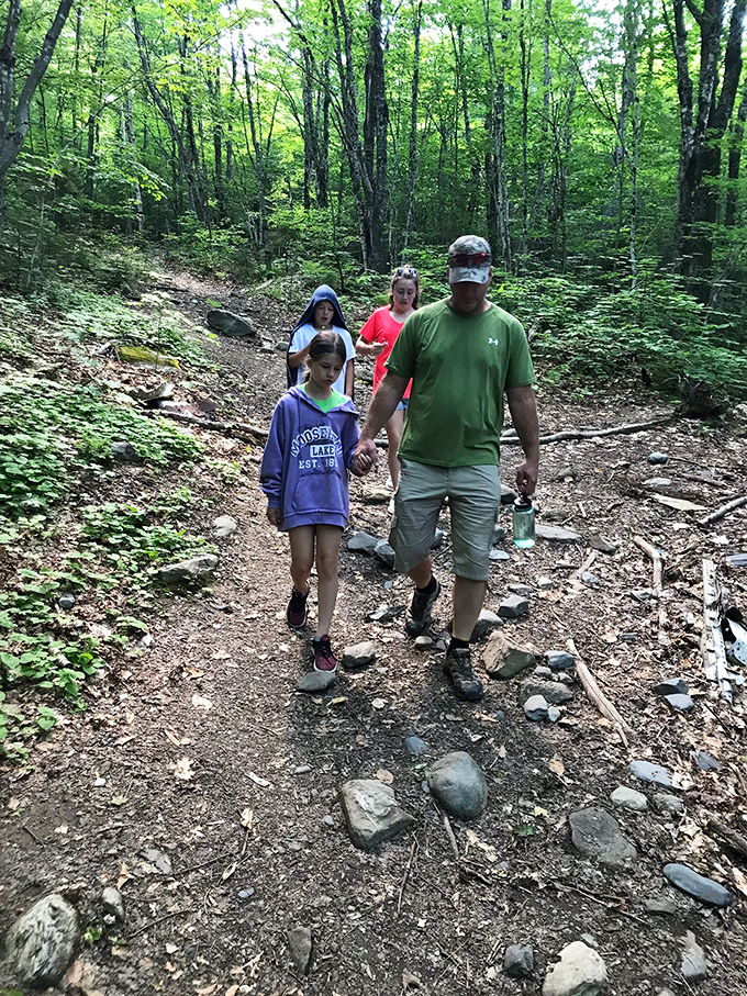 Families explore the trail, discovering history in a more meaningful way than any textbook could provide.