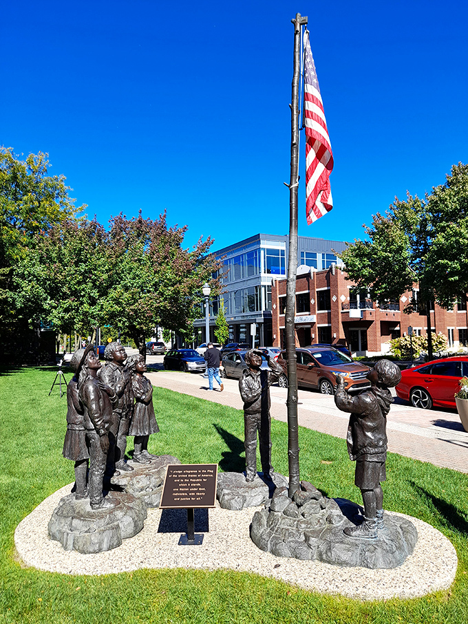 This poignant sculpture captures the spirit of community that makes Holland more than just a pretty tourist destination.