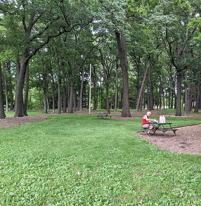 
Preble Park's winding paths invite leisurely strolls through sun-dappled woods, where nature provides the perfect backdrop for conversations or contemplation.