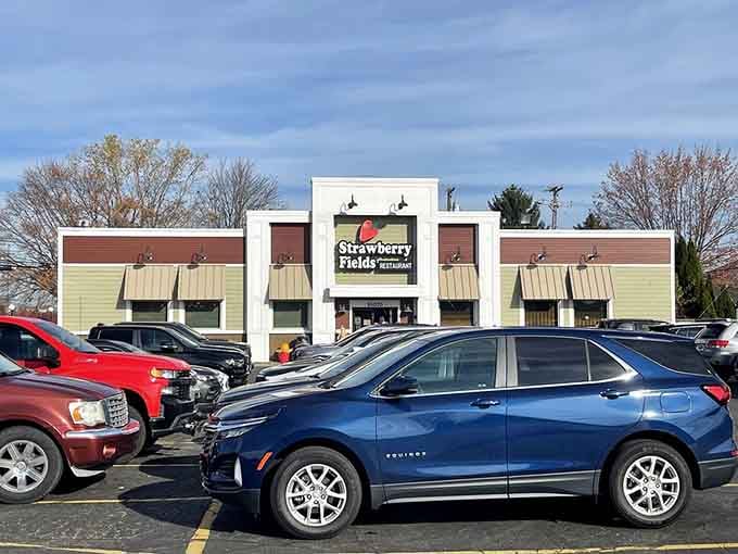 A packed parking lot on any given morning tells you everything you need to know about this restaurant's popularity among locals.