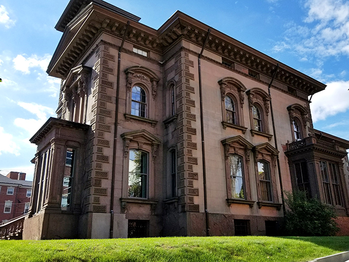 This brownstone beauty whispers tales of Gilded Age opulence &ndash; where Victorian excess meets architectural masterpiece.